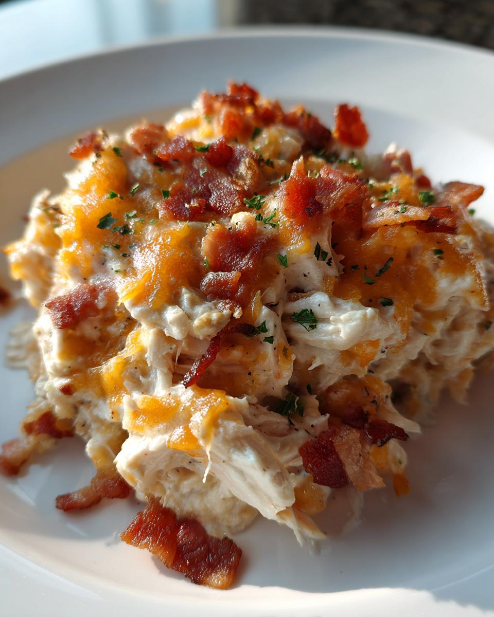 Unbelievable Crockpot Crack Chicken (Bacon Cheddar Ranch) in 1 shot ...