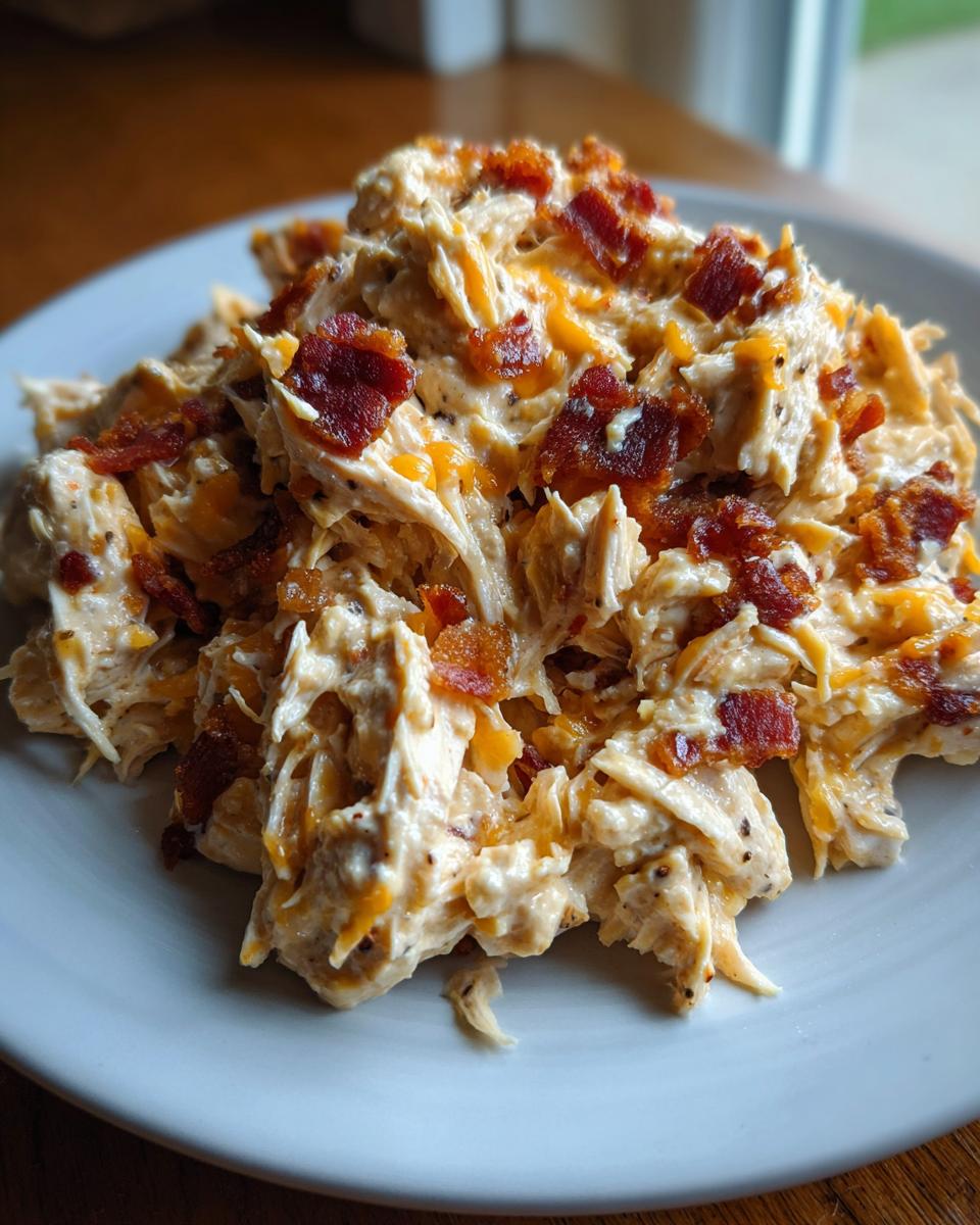 Unbelievable Crockpot Crack Chicken (Bacon Cheddar Ranch) in 1 shot ...