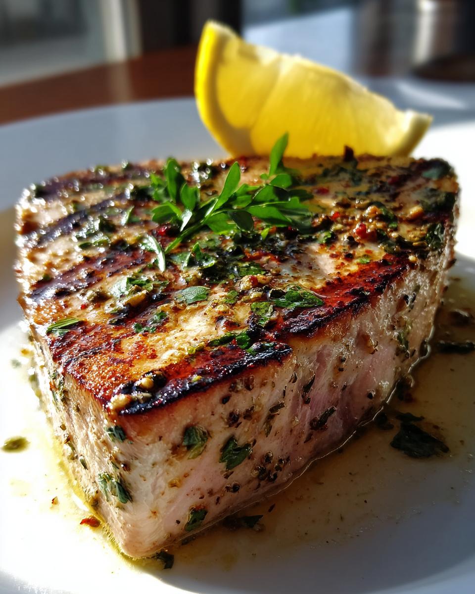Amazing Grilled Lemon Herb Tuna Steaks in 30 Min - Whisk Daily