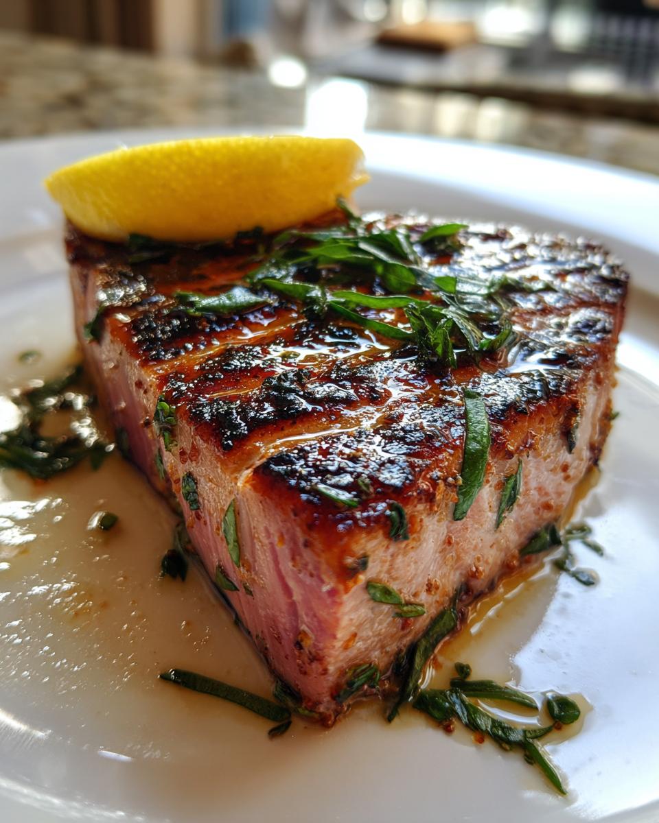 Amazing Grilled Lemon Herb Tuna Steaks in 30 Min - Whisk Daily