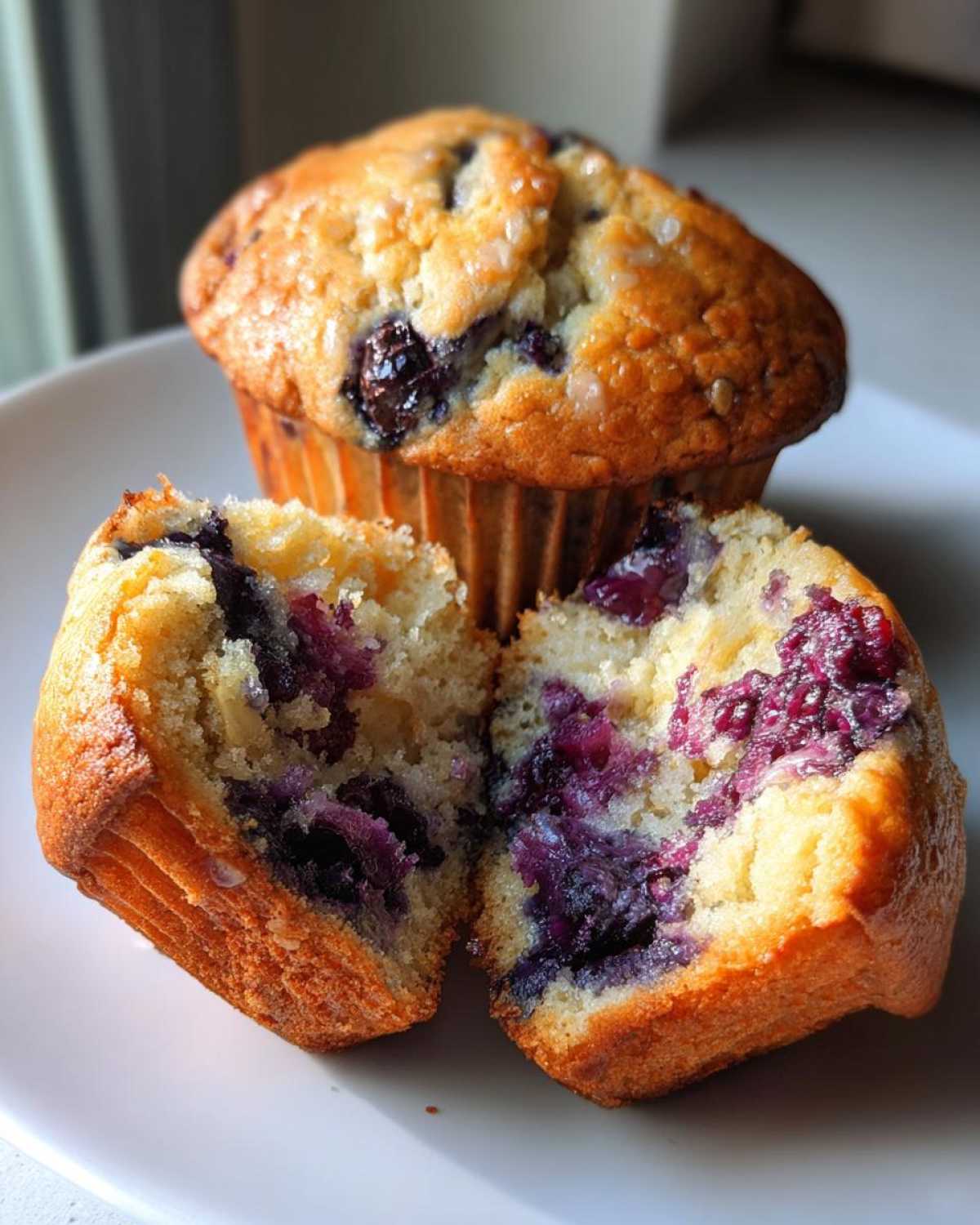 Divine Healthy Blueberry Yogurt Muffins: One Perfect Bite - Whisk Daily
