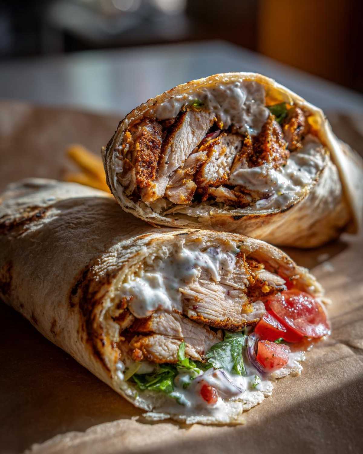 Chicken Shawarma Wraps: 1 Joyful Taste - Whisk Daily