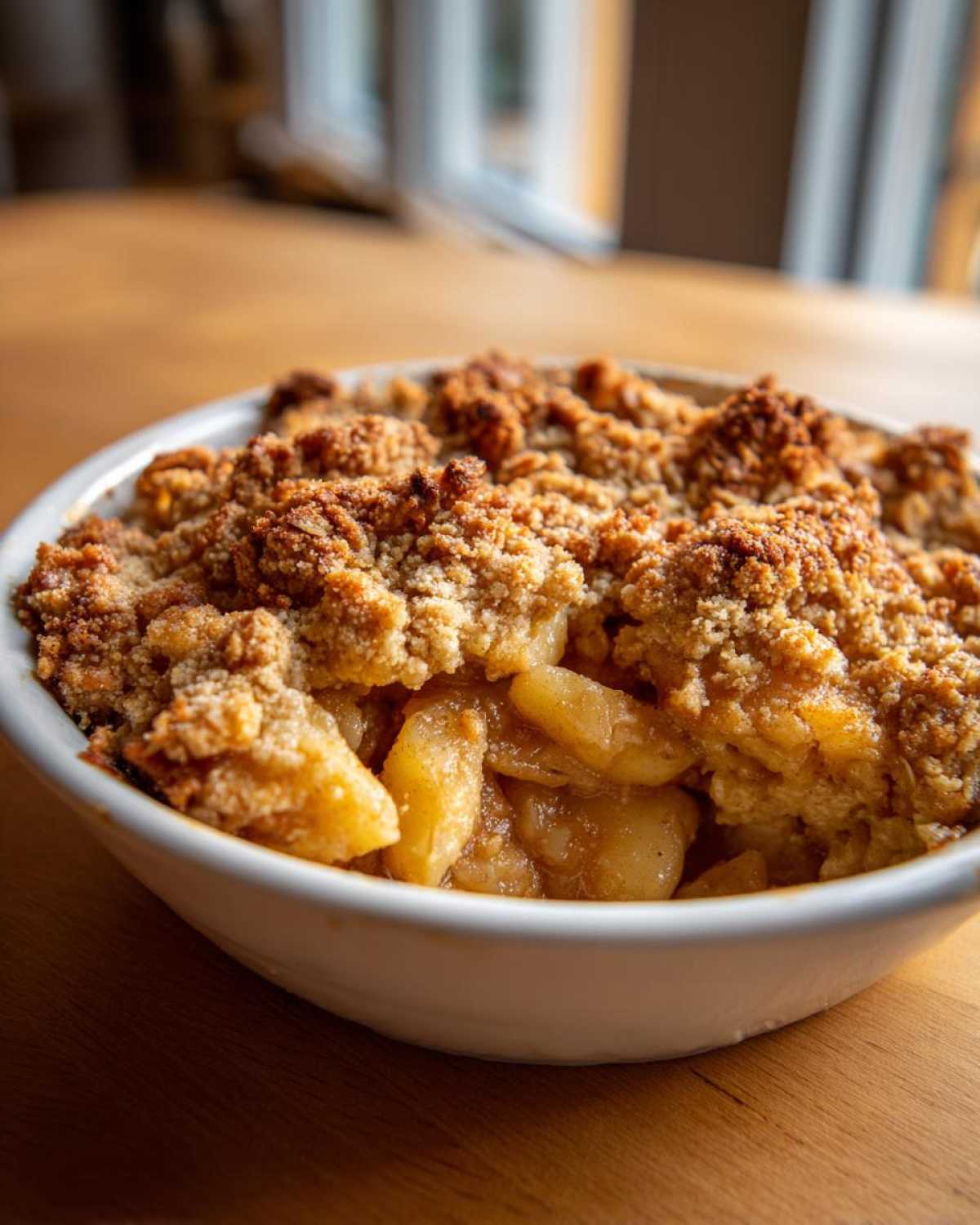 Amazing 6-Ingredient apple crisp recipe - Whisk Daily